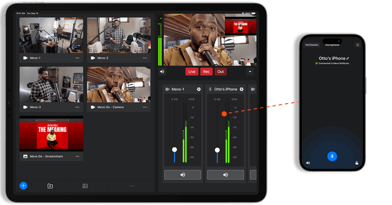 Mevo Go App | Wireless Streaming Camera App for iOS & Android