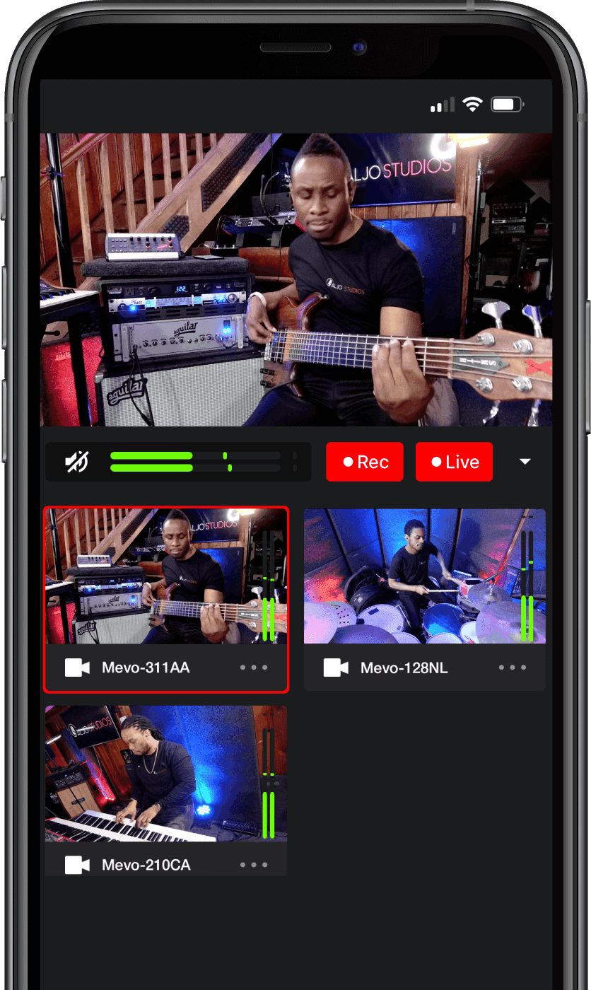 Mevo Multicam App | All-in-One Wireless Live Streaming for iOS & Android